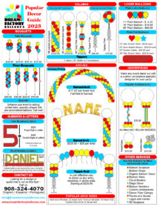 Price Sheet – Dream Factory Balloons 2023