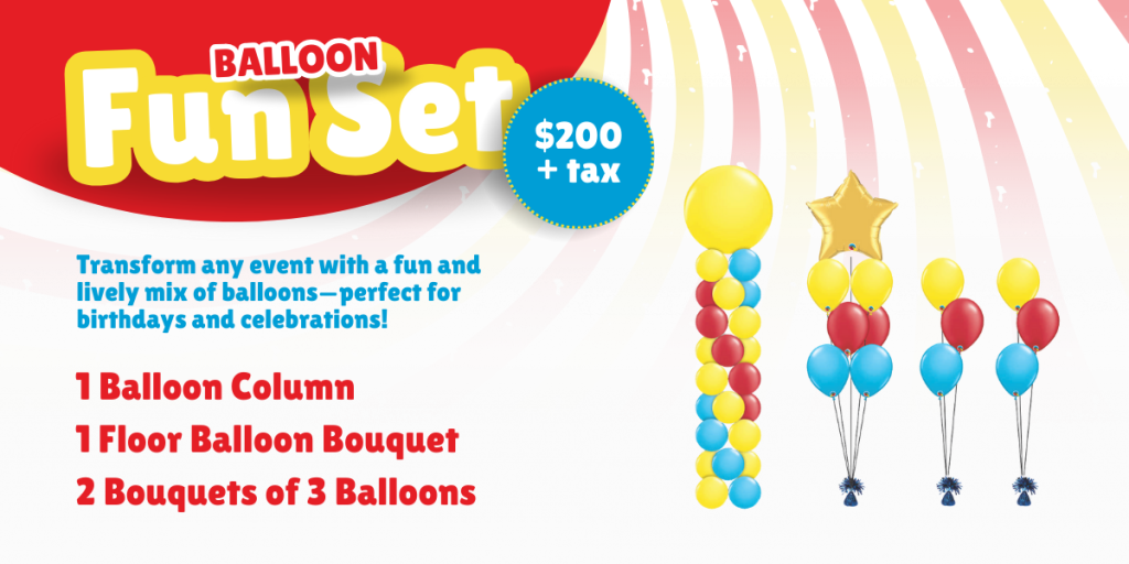 Party Packages – Dream Factory Balloons 2023