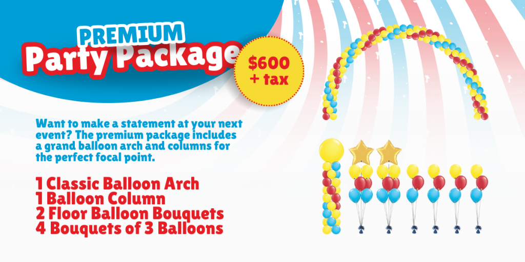Party Packages – Dream Factory Balloons 2023