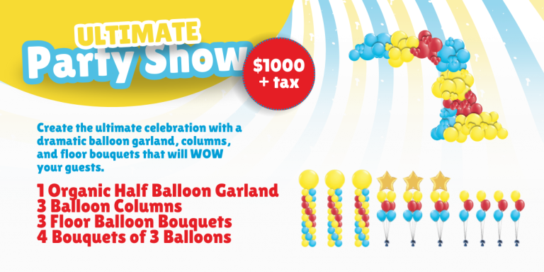 Party Packages – Dream Factory Balloons 2023